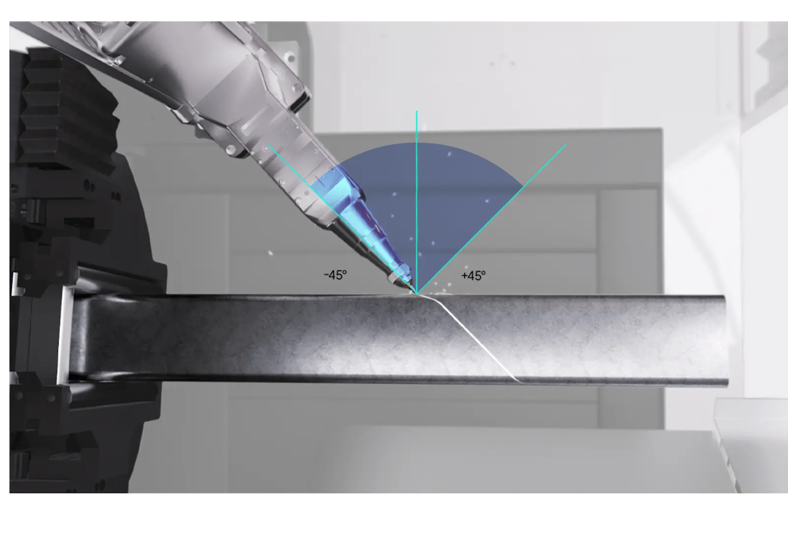 Heavy-duty three-chuck tube laser bevel cutting machine - LX-T28-3